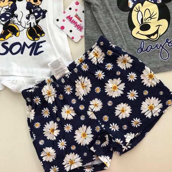 Disney | Matching Sets | Disney Minnie Mouse Cute Shorts Set | Poshmark